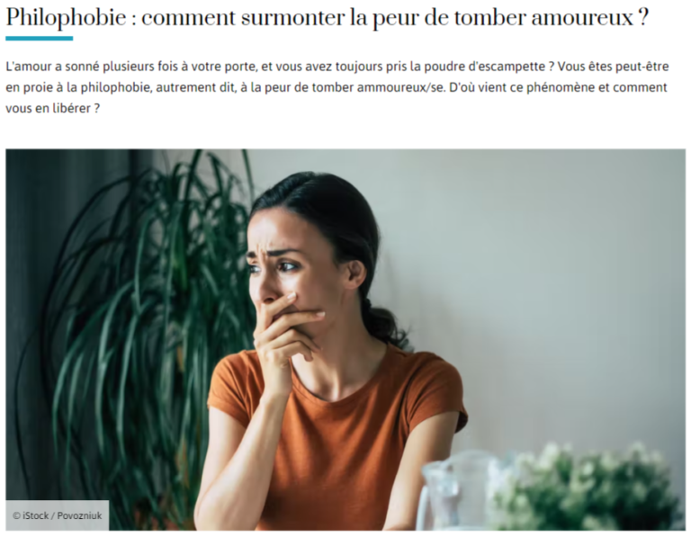 Philophobie : comment surmonter la peur de tomber amoureux ? – Ariane ...